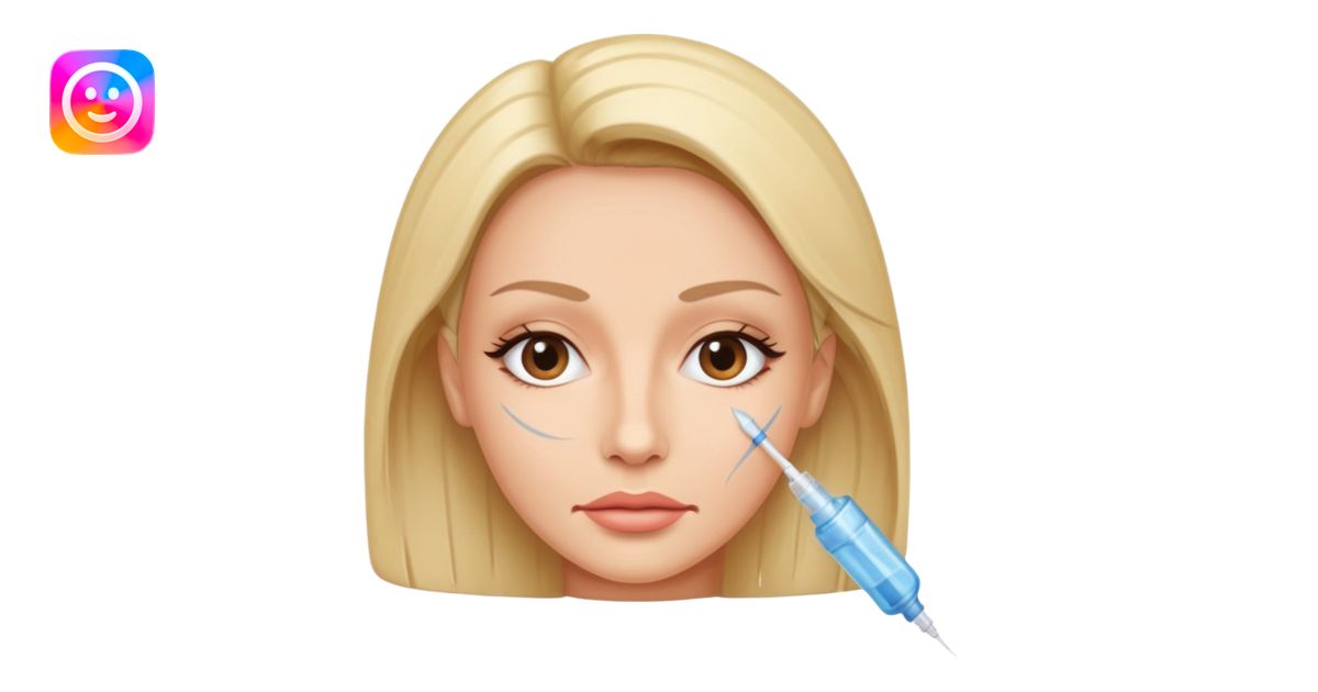 botox injection in the face emoji | AI Emoji Generator