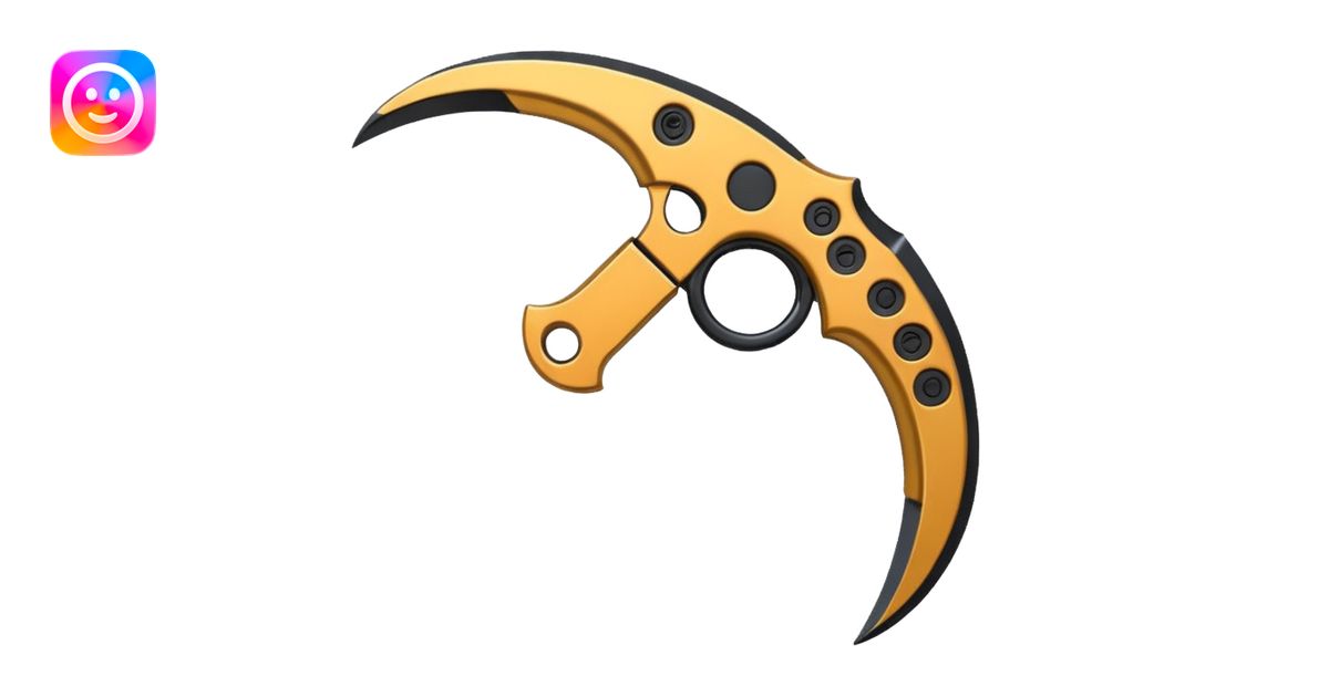 Karambit emoji | AI Emoji Generator