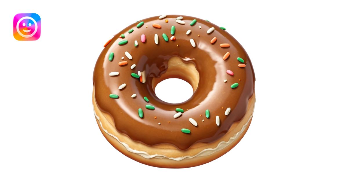 Ultra realistic light beige donut emoji | AI Emoji Generator