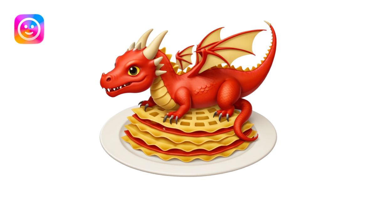 Dragon con cuerpo de pasta canelloni que el cuerpo enga su cuerpo ...