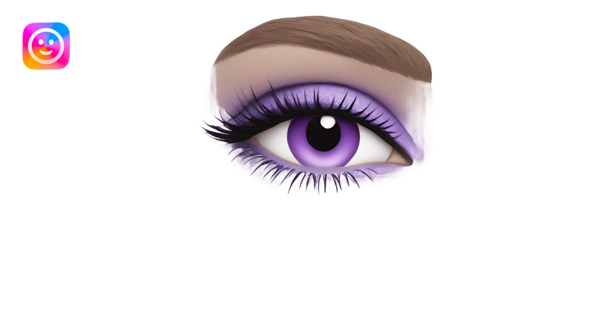 eyeshadow box pastel purple emoji | AI Emoji Generator