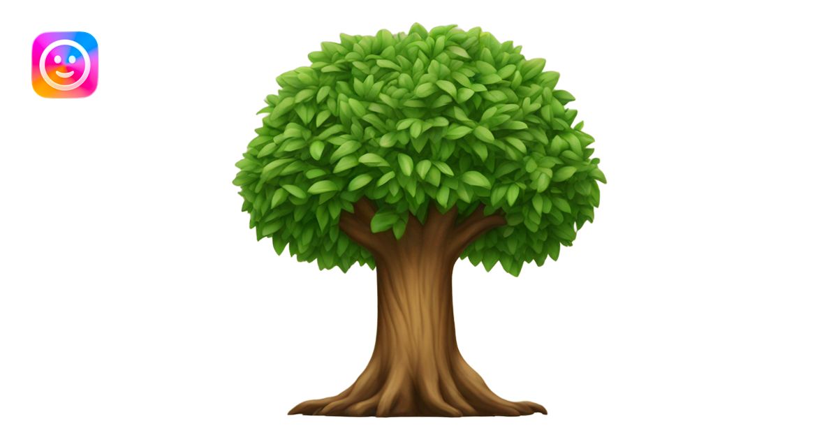 Tree of knowledge emoji | AI Emoji Generator