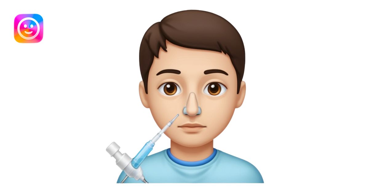 Nose injection emoji | AI Emoji Generator