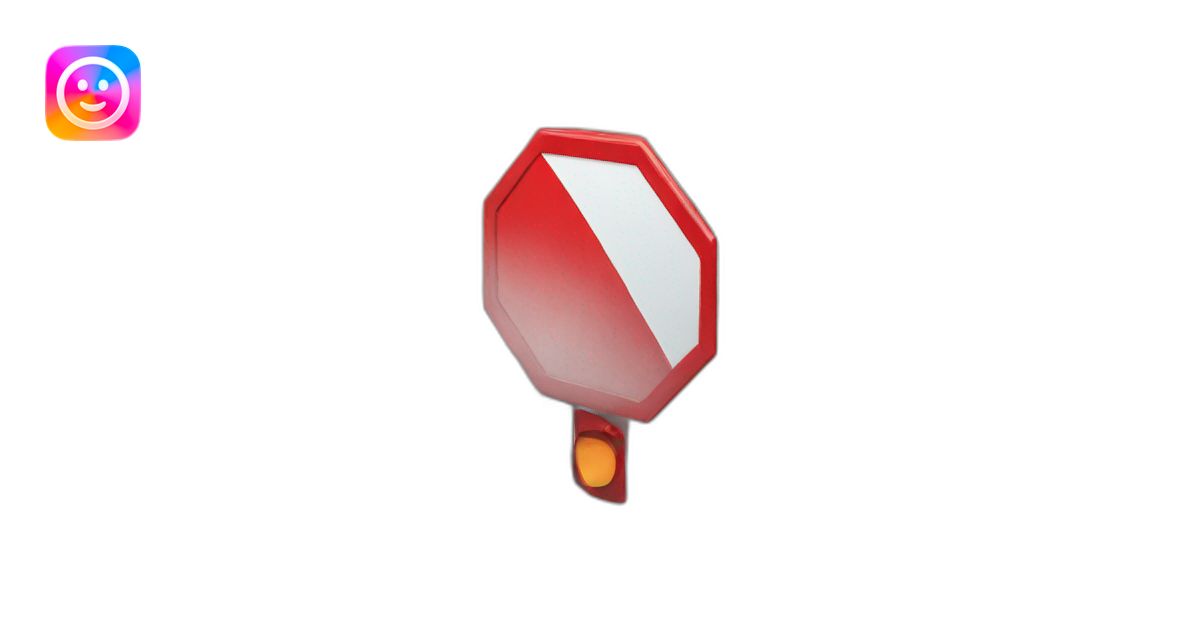 stop sign emoji | AI Emoji Generator