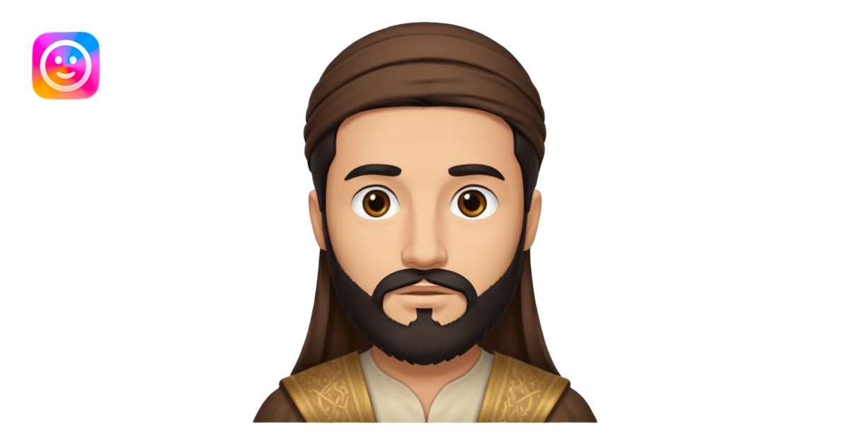 male bible character from the middle east emoji | AI Emoji Generator