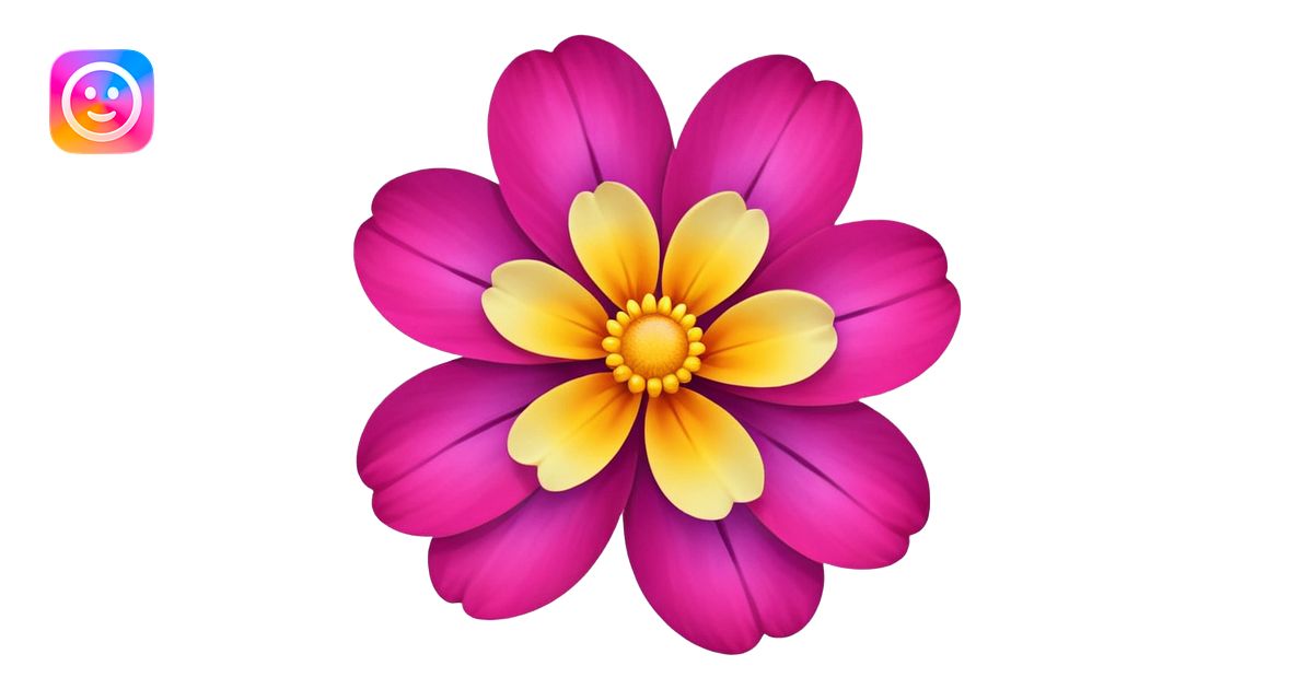 aesthetic flower emoji | AI Emoji Generator