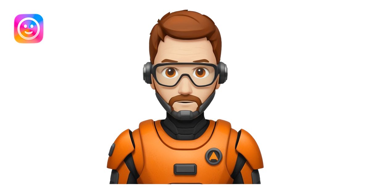 gordon freeman emoji | AI Emoji Generator