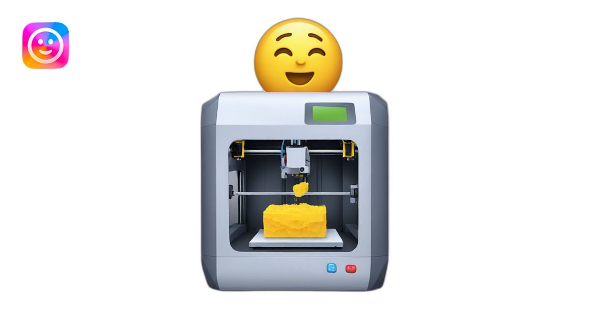 3d printer emoji | AI Emoji Generator