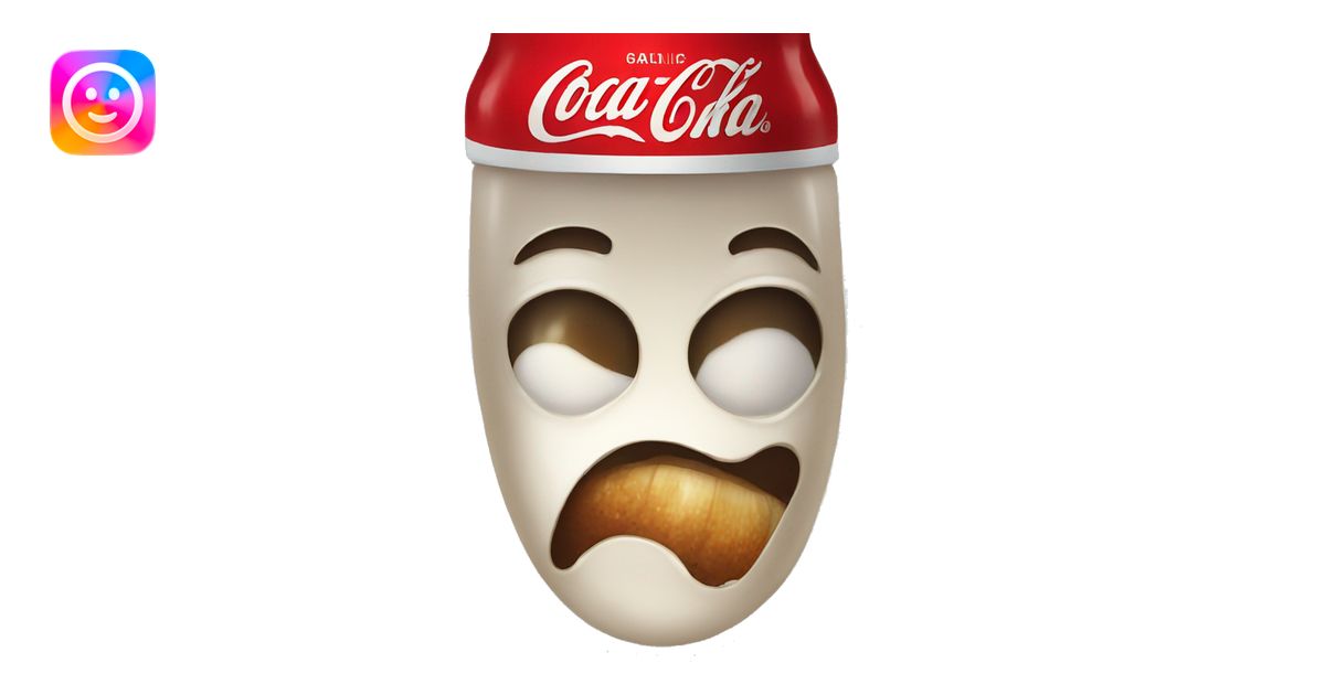 Coke with garlic emoji | AI Emoji Generator