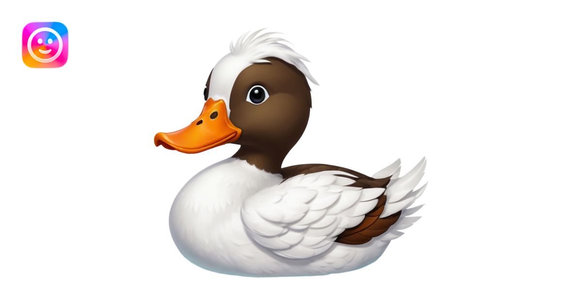 swimming Duck emoji | AI Emoji Generator