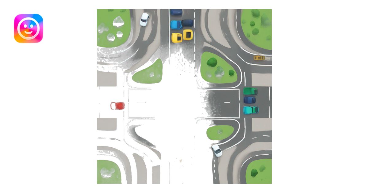 4 way road emoji | AI Emoji Generator