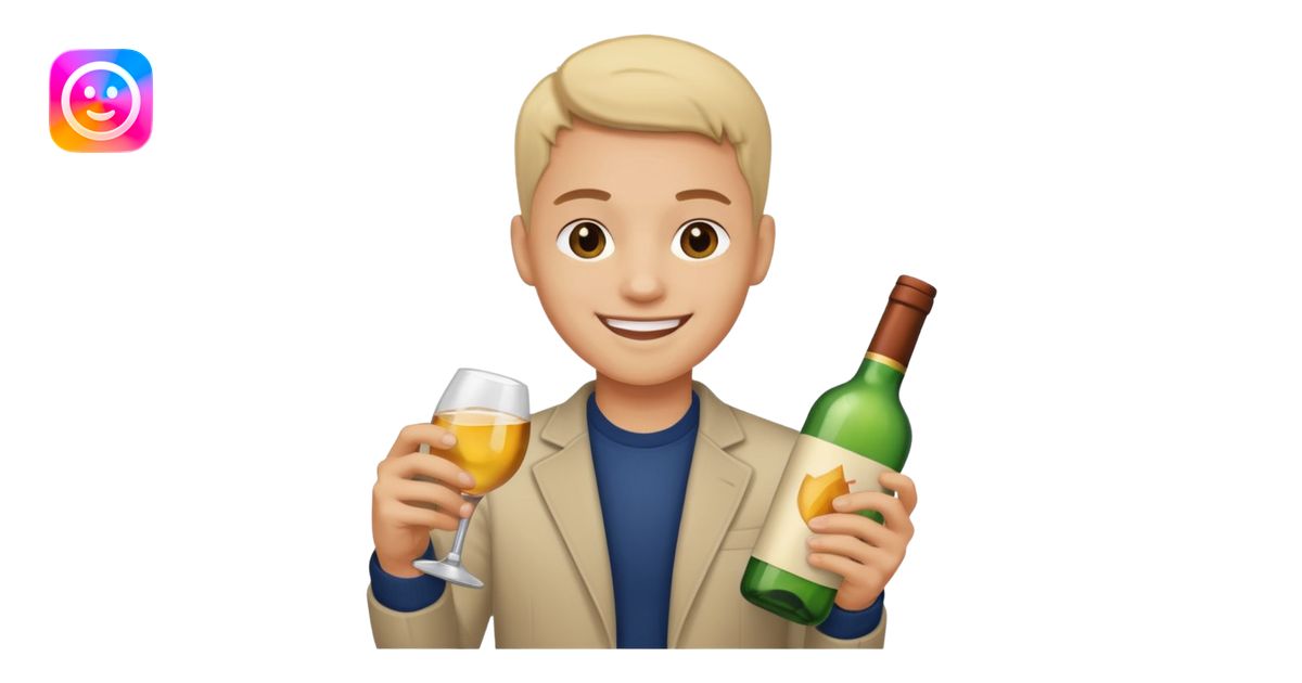 PERSON LIMITING TO ALCOHOL emoji | AI Emoji Generator