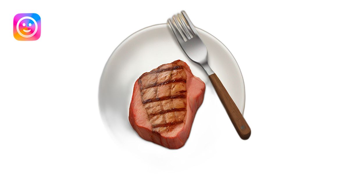 Hot steak emoji | AI Emoji Generator