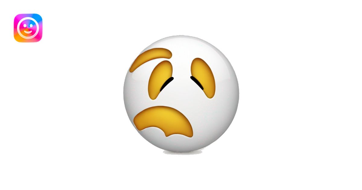 worried smiley face emoji | AI Emoji Generator