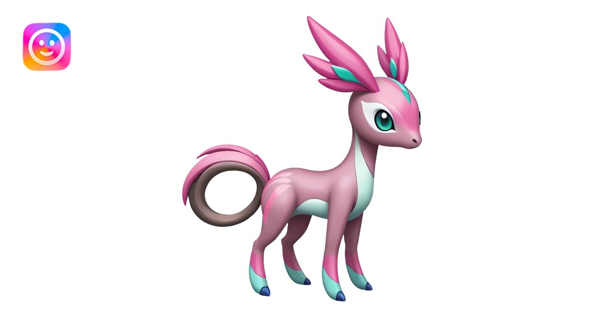 Mezprit-Meloetta-Palkia-Pokémon, full body emoji | AI Emoji Generator