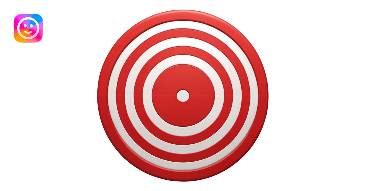 red target emoji | AI Emoji Generator