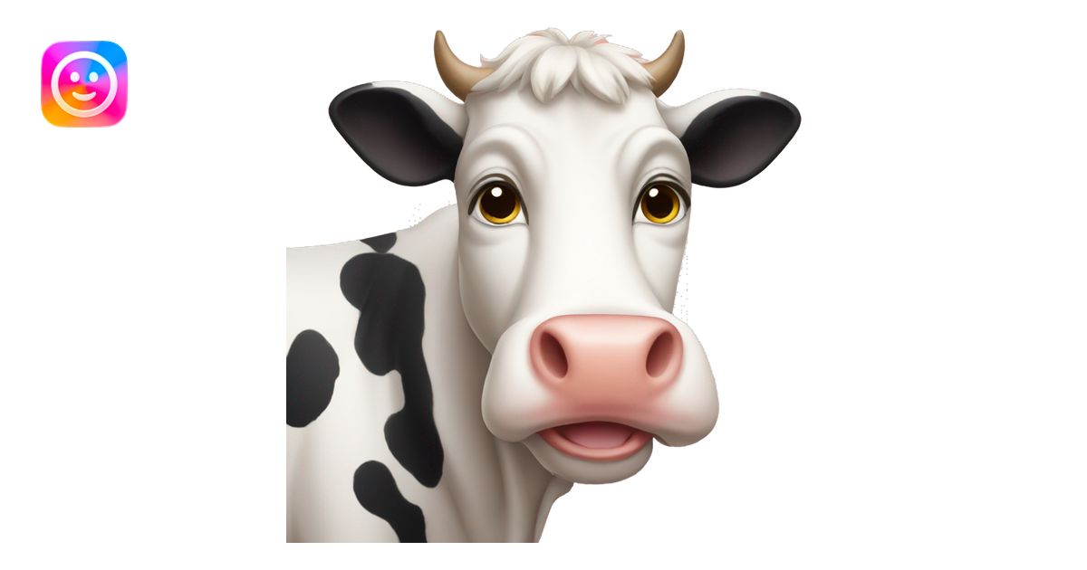 Cow emoji | AI Emoji Generator