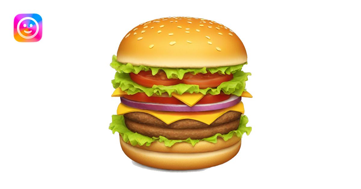 Burger emoji | AI Emoji Generator