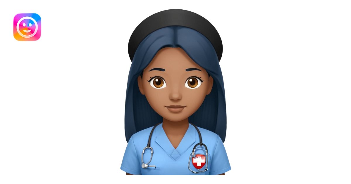 pretty brown skin nurse with long black hair and thin brown eyes in ...