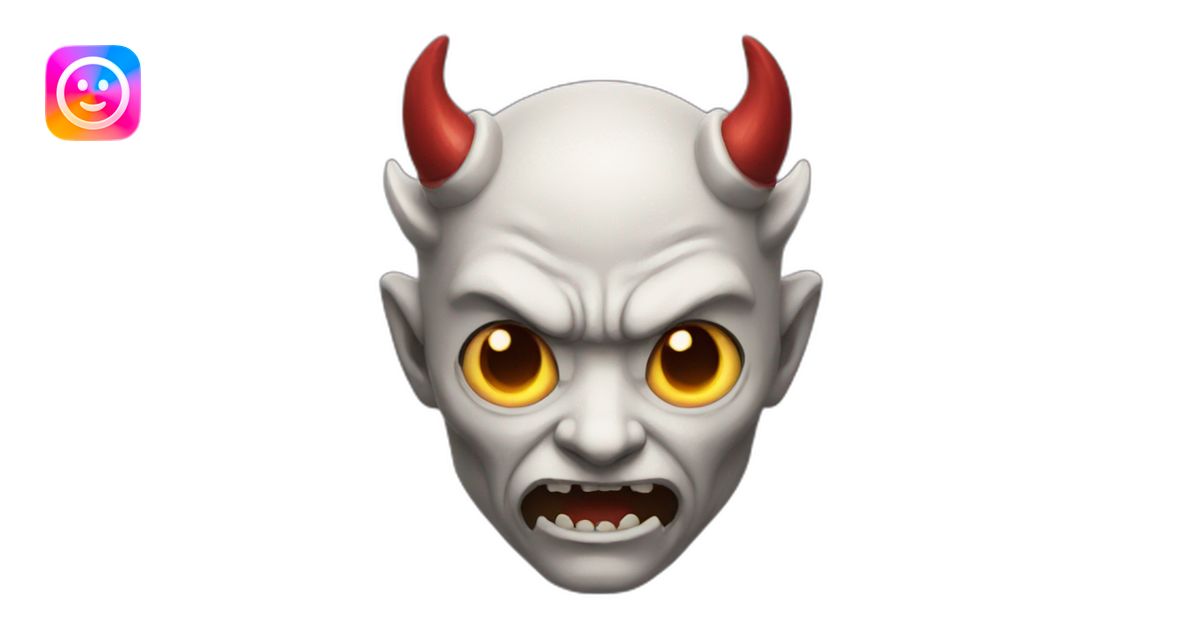 demon emoji | AI Emoji Generator