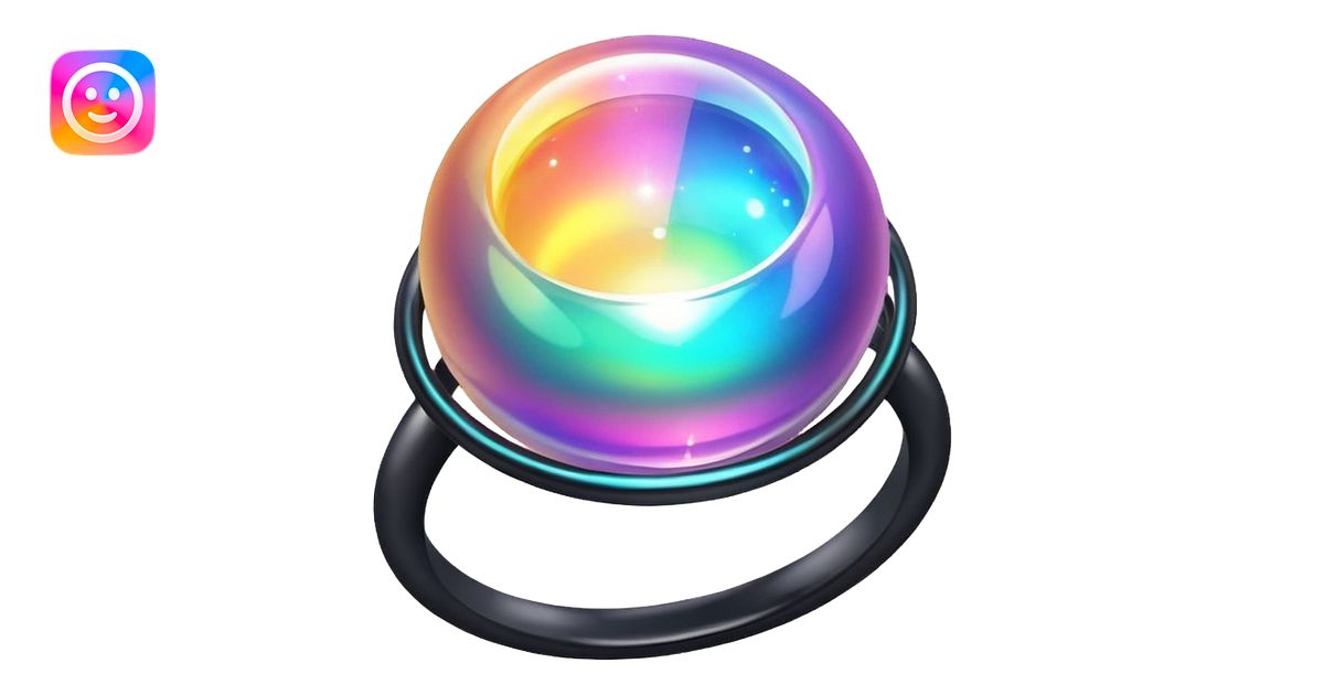 Magical Orb Ring emoji | AI Emoji Generator