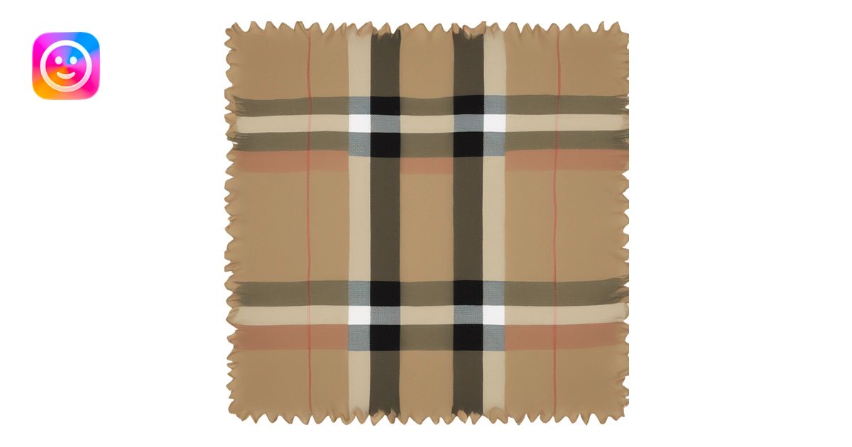 Burberry scarf emoji | AI Emoji Generator