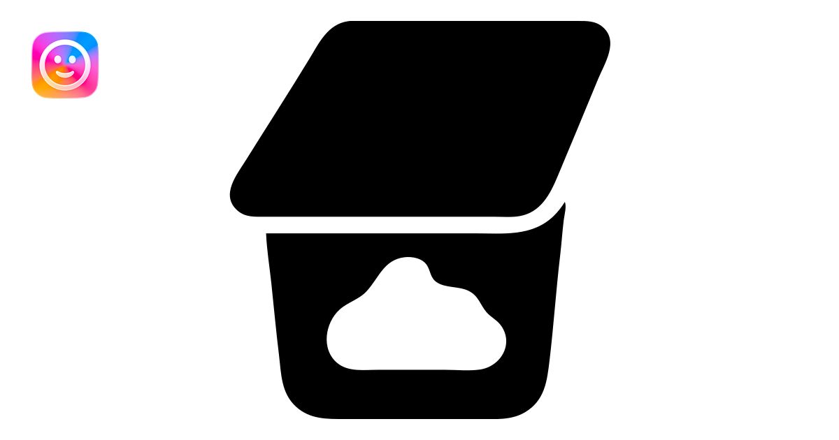 A sauce in a fast food packaging icon | AI Emoji Generator