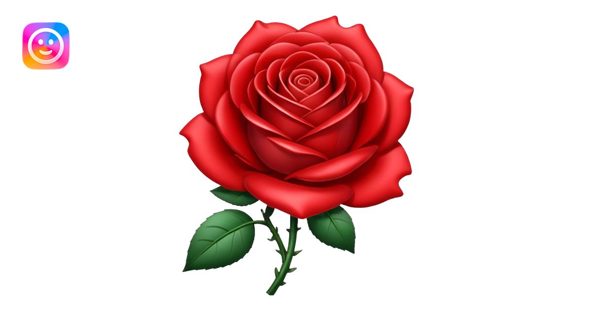 metal rose, without green leaves, just flower emoji | AI Emoji Generator
