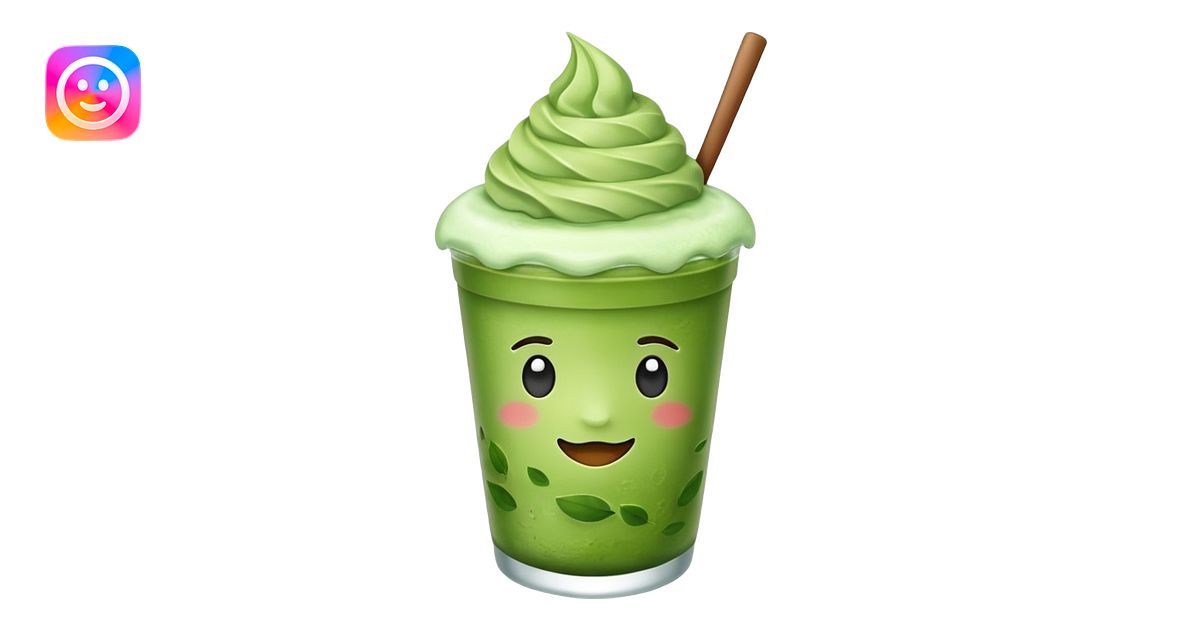 matcha ice emoji | AI Emoji Generator