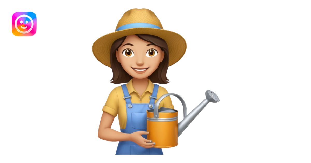 woman gardener emoji | AI Emoji Generator