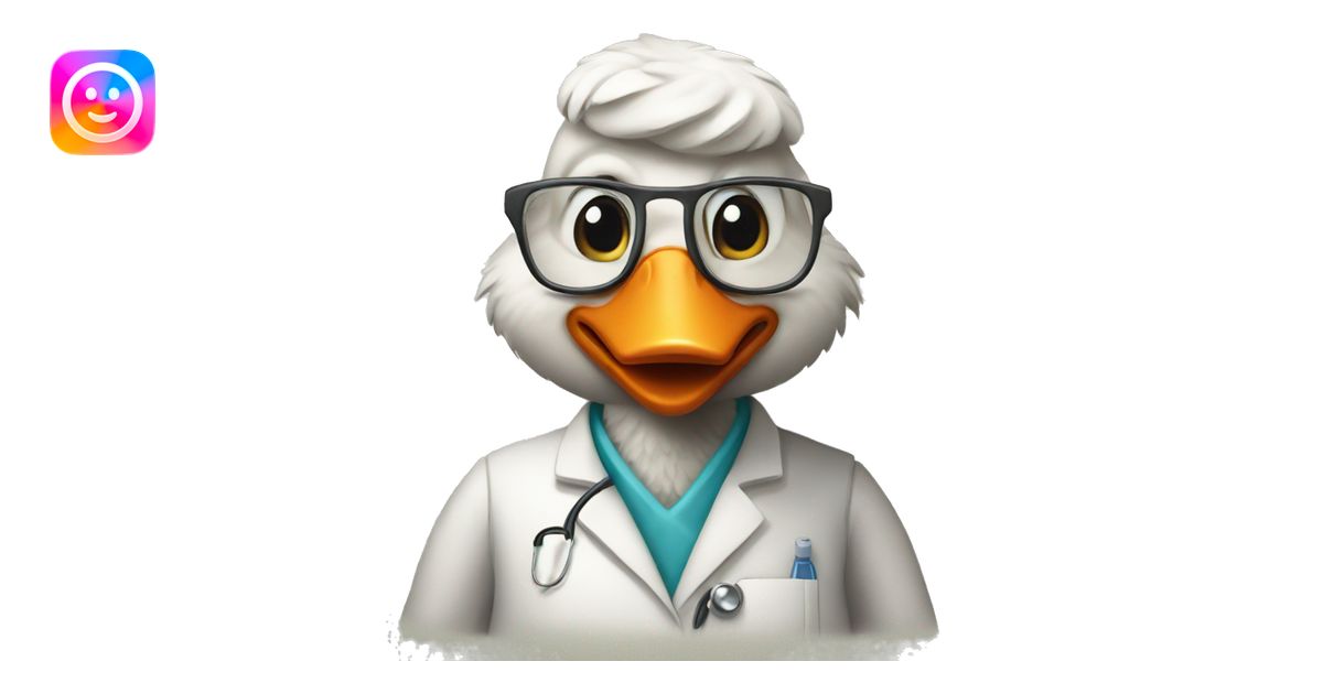doctor goose emoji | AI Emoji Generator