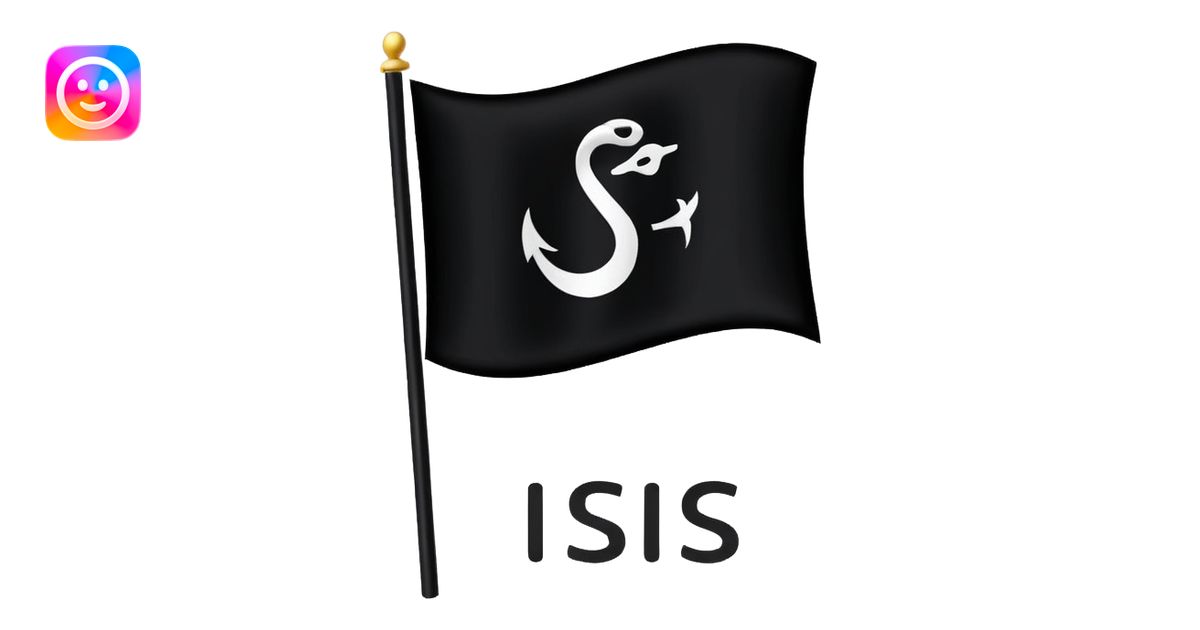 ISIS flag emoji emoji | AI Emoji Generator