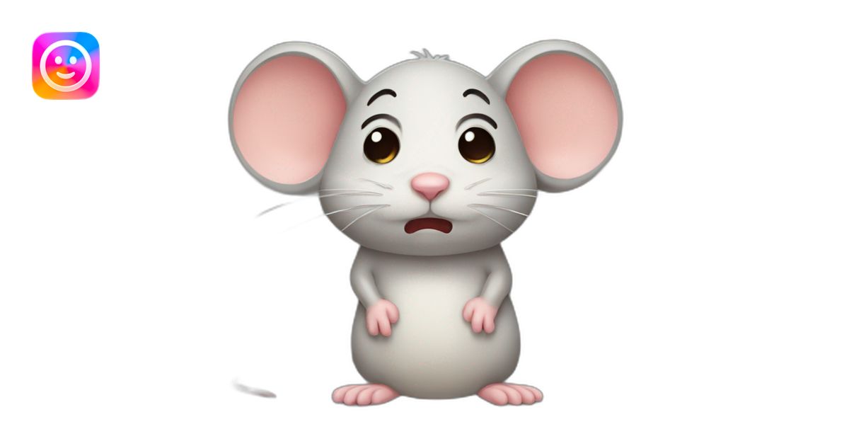 sad mouse emoji | AI Emoji Generator
