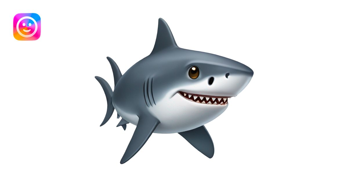 Shark in nun habit emoji | AI Emoji Generator