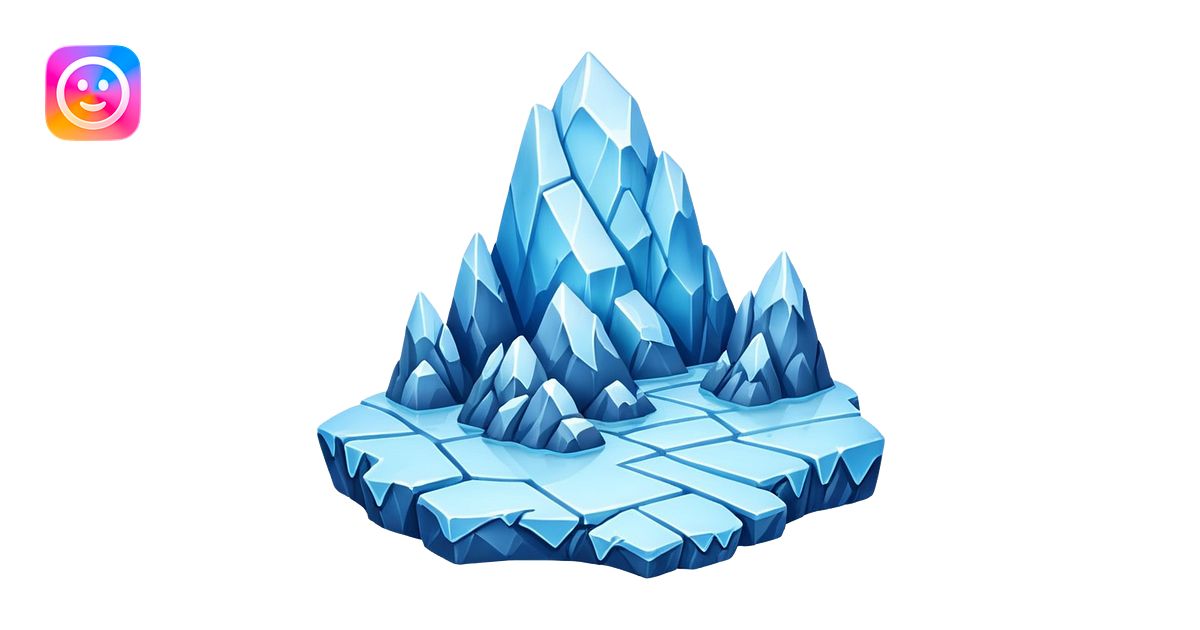 glacier emoji | AI Emoji Generator