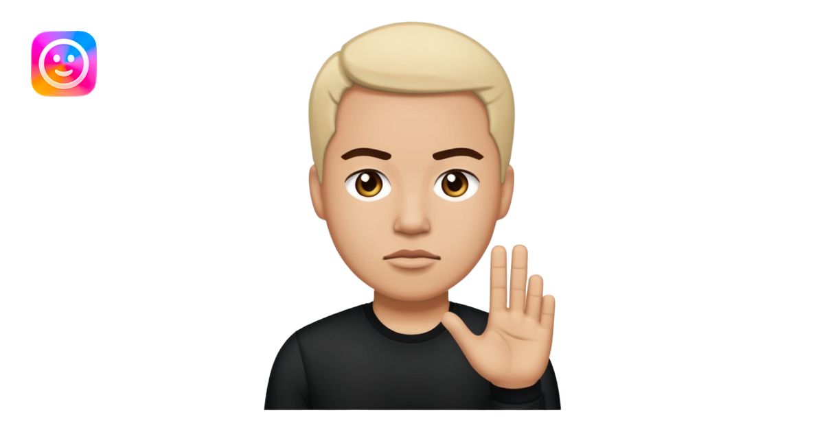 Disagree bitmoji emoji | AI Emoji Generator