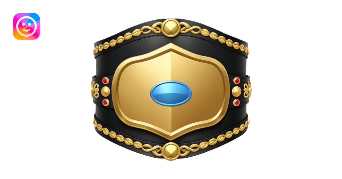 Champion belt emoji | AI Emoji Generator