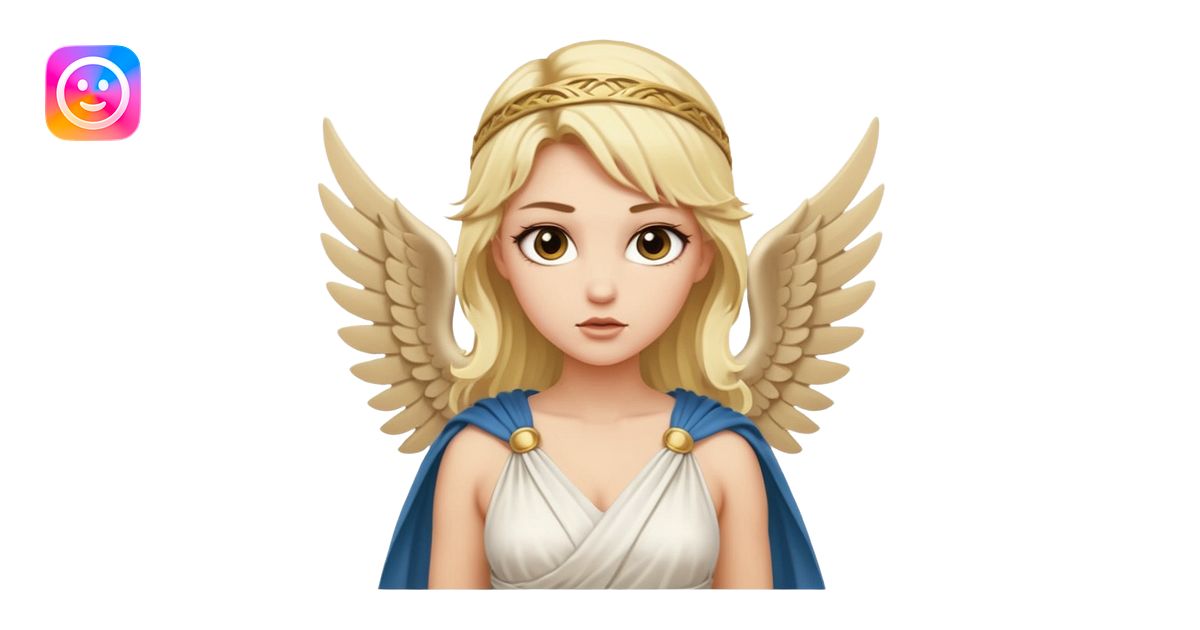 Sexy, edgy blond woman, who is a winged, sensual goddess dressed in a ...