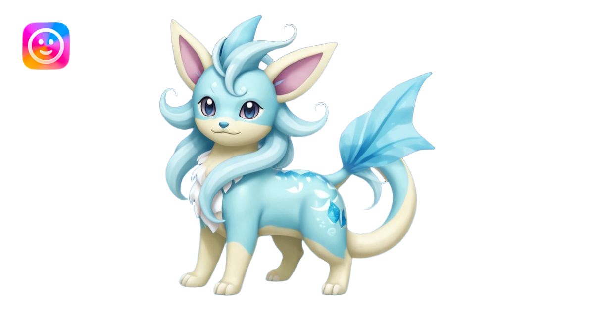 Celestial Magical sparkly shiny glittery Suicune-Vaporeon-Primarina ...