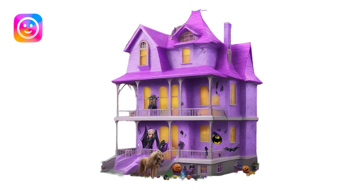 Barbie’s and Batman’s 6 story tall haunted dream house with complete ...