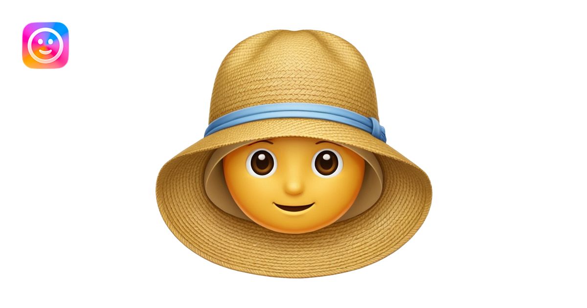 sun hat emoji | AI Emoji Generator