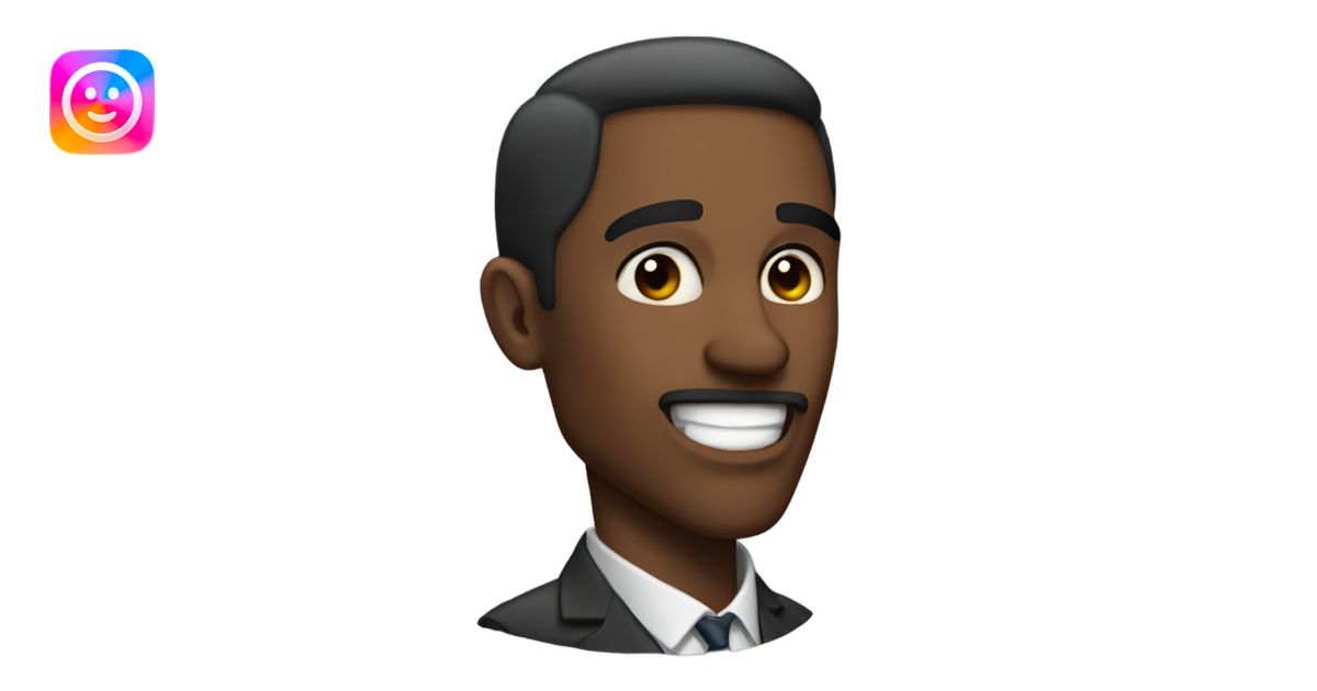 Sigma man mewing and showing off his jawline emoji | AI Emoji Generator