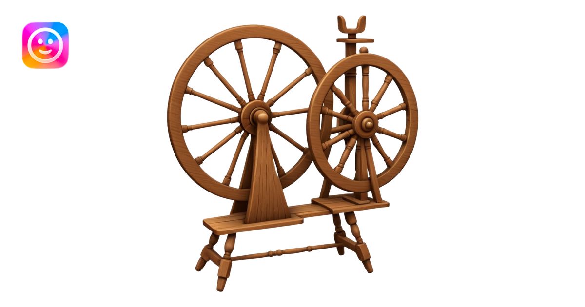 I want a traditional spinning wheel, with the wheel on the right or ...