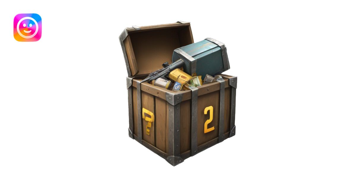PUBG LOOT BOX emoji | AI Emoji Generator