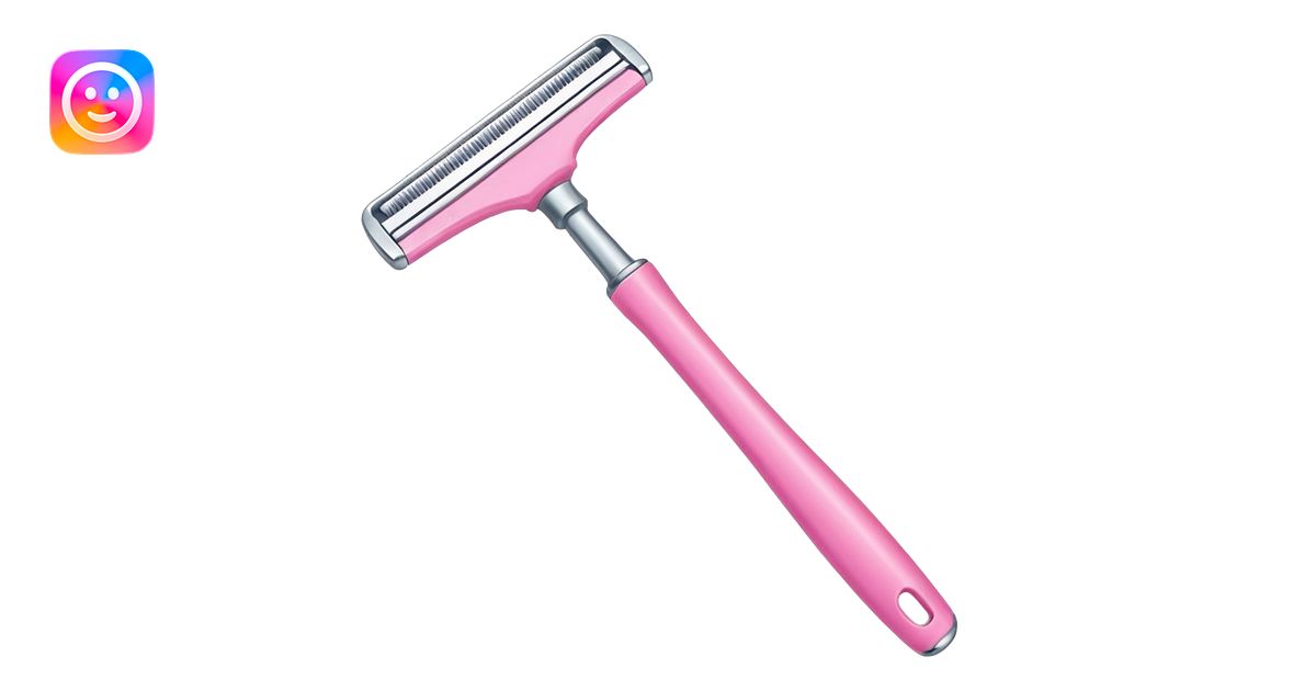 pink razor emoji | AI Emoji Generator