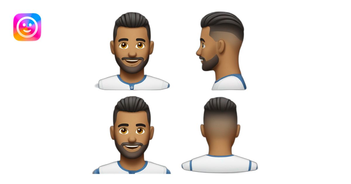 barber fade haircut emoji | AI Emoji Generator