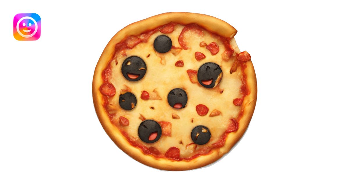 Burned pizza emoji | AI Emoji Generator