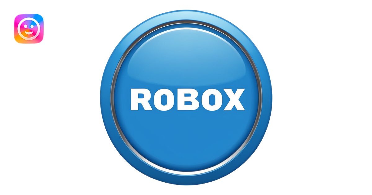 Blue roblox verified button emoji | AI Emoji Generator