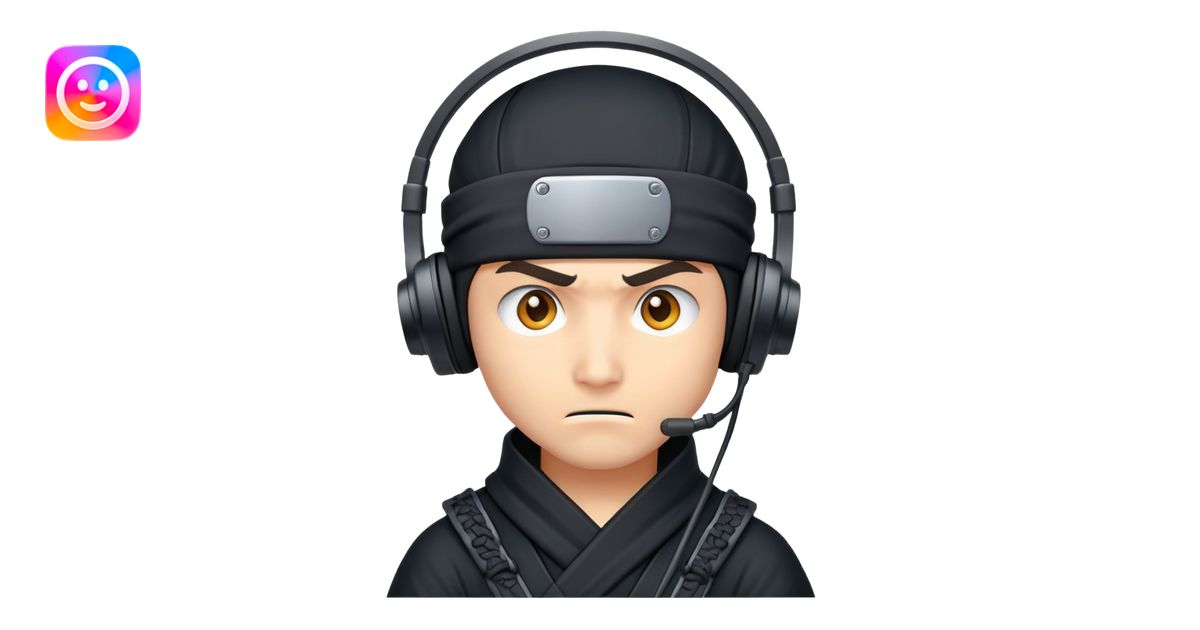 Ninja gaming emoji | AI Emoji Generator