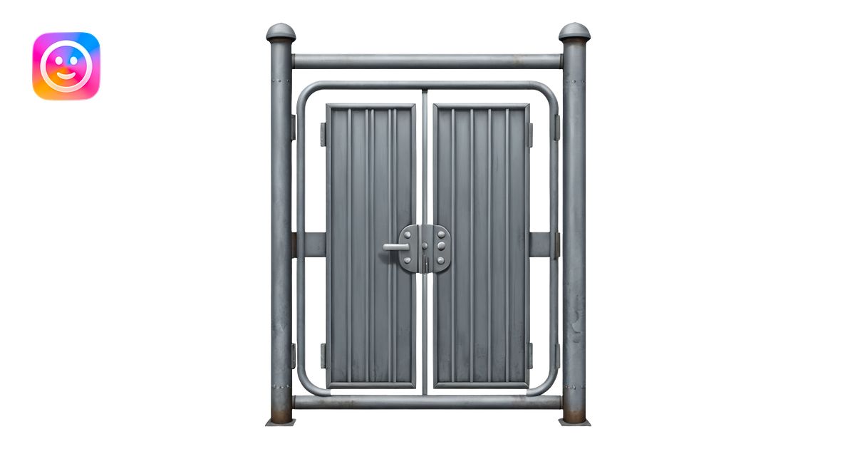 automatic metal gate doorhan emoji | AI Emoji Generator